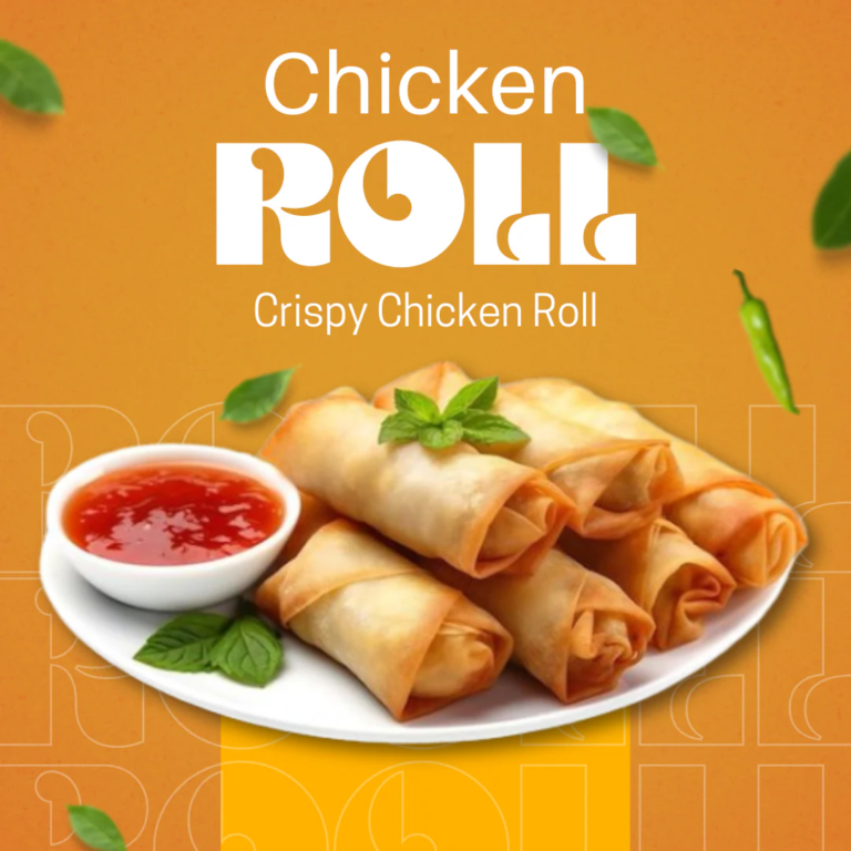 HOME MADE CHICKEN CRISPY ROLL 12PCS - Zainab Family Mart